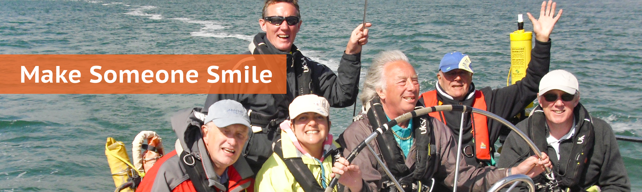 Make-someone-smile-Banner | Cowes Sailability